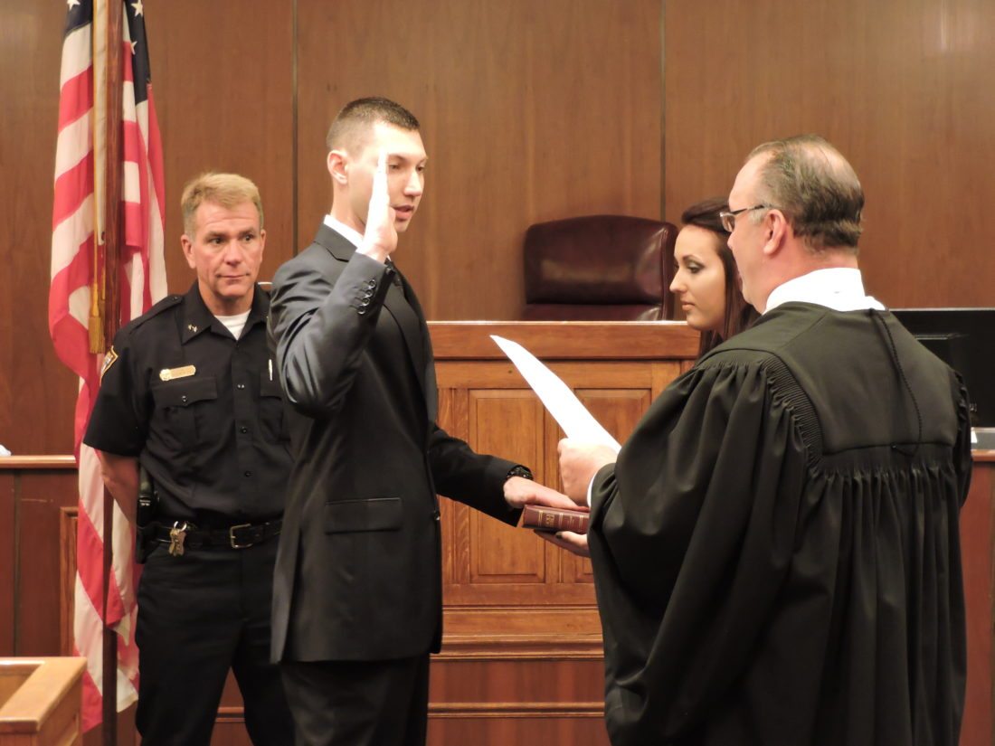 New police officer sworn in | News, Sports, Jobs - The Herald Star
